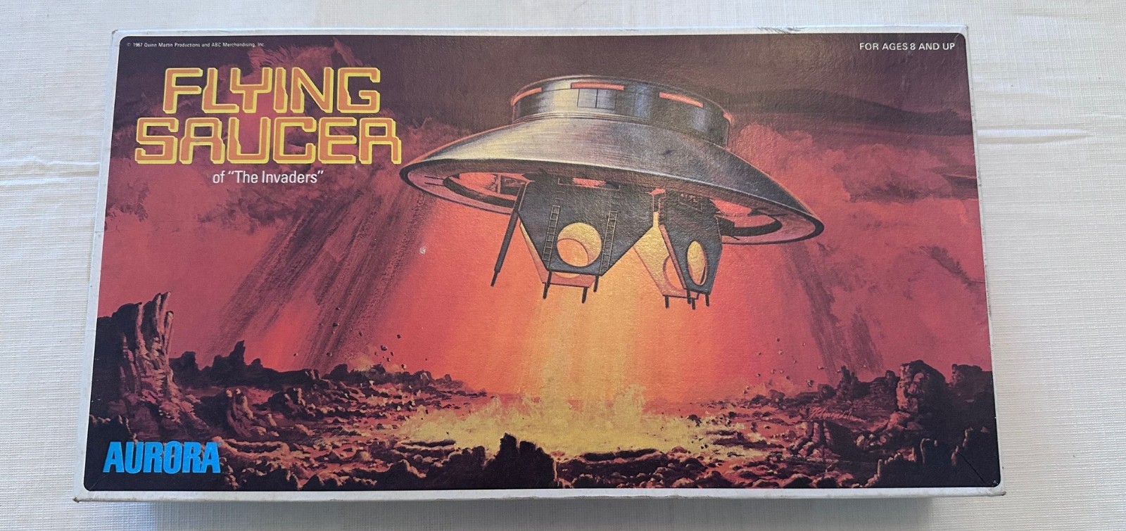 Aurora "Flying Saucer of The Invaders" Plastic Model Kit: Open Box ...