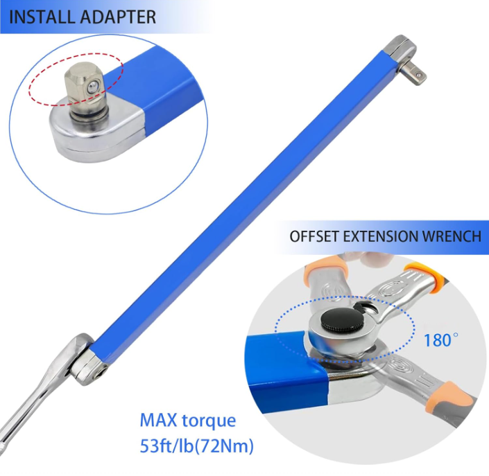 Offset Extension Wrench Set, Impact Ready Socket Extender Tool Blue | eBay