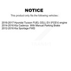 Front Rear Ceramic Disc Brake Pads Kit For Hyundai Tucson Kia Sportage ...