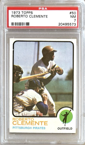 1973 TOPPS #50 ROBERTO CLEMENTE HOF PSA 7 NM PIRATES | eBay