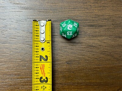 Magic Gathering SIMIC Guild Kit Green Spindown D20 Life Counter Die ...