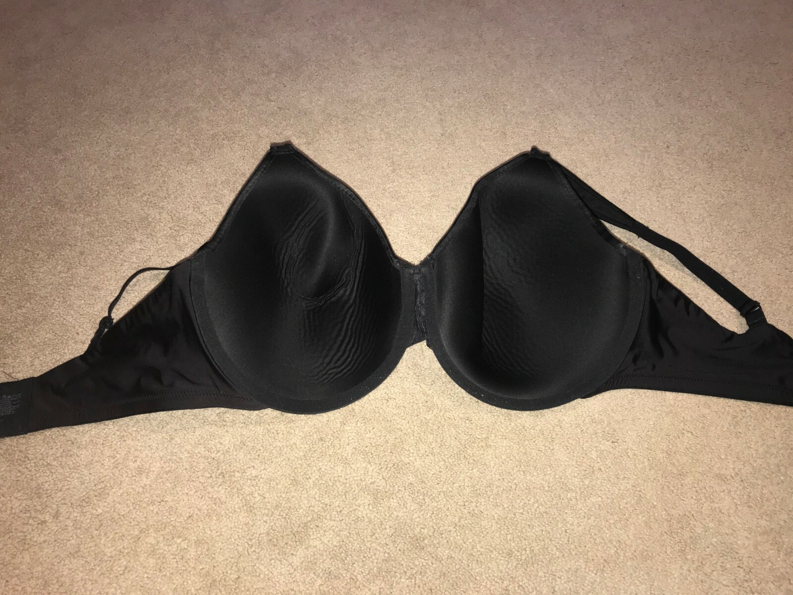 Black Playtex Secrets Perfectly Smooth Bra Size 38DD Style 4747 | eBay