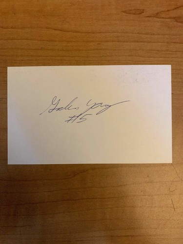 GALEN YOUNG - CHARLOTTE BASKETBALL - AUTHENTIC AUTOGRAPH SIGNED- B4707 ...