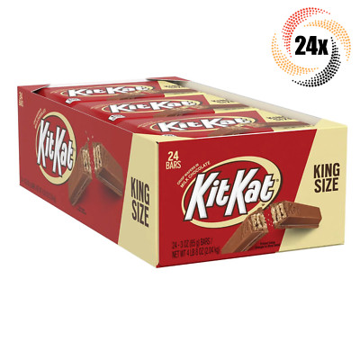 Full Box 24x Packs Kit Kat Original Milk Chocolate Wafers Candy Bars ...
