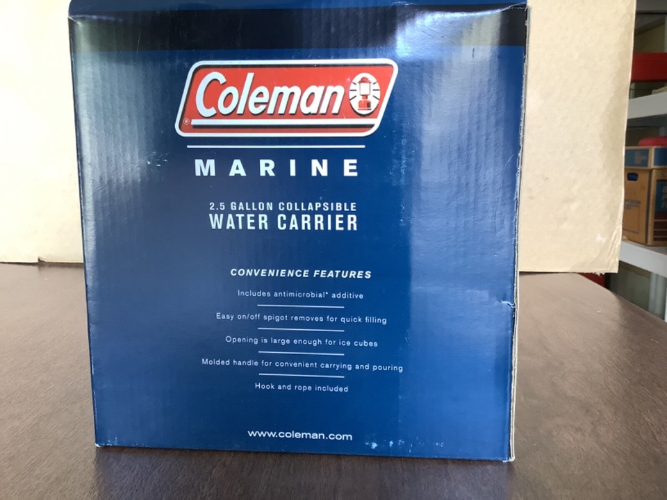 Coleman 2.5 Gallon Expandable Collapsible Water Carrier Jug | eBay