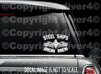 US Navy (USN) Steel Ships Iron Men Vinyl Window Decal Sticker US Seller ...