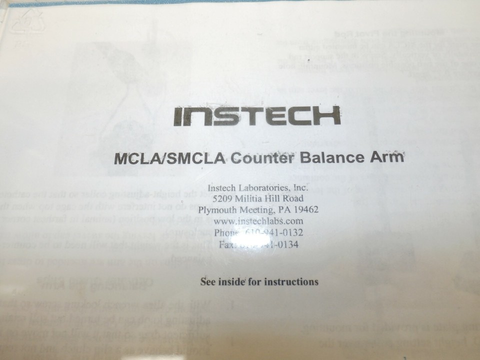 Instech Solomon MCLA/SMCLA Multi-Axis Counter Balance Arm | eBay