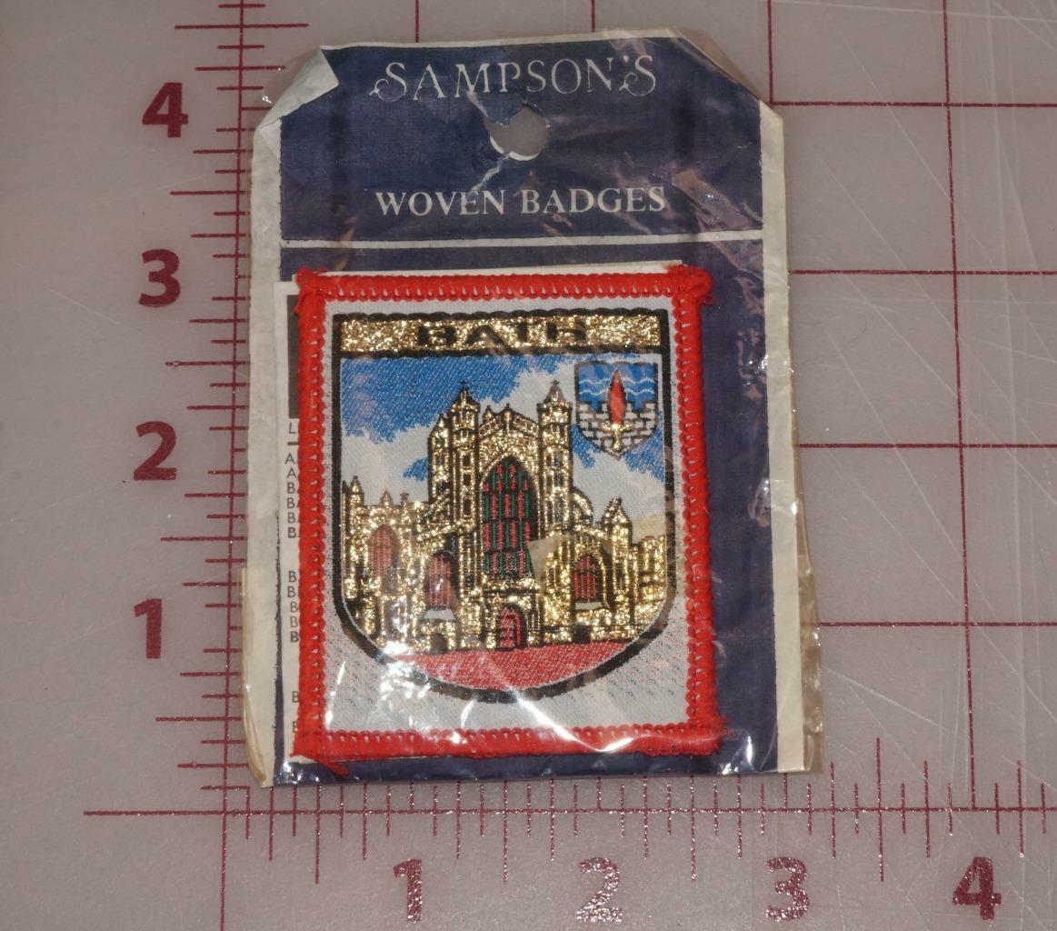 Vintage Sampson's Woven Badge Bath (A127) | eBay