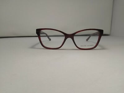 Ralph Lauren RL 6129 5522 Stripped Red Havana 52-16-140 3979 | eBay