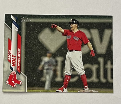TOPPS 2020 BROCK HOLT #90 2B BOSTON RED SOX BASEBALL CARD | eBay
