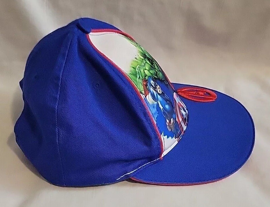 Disney Marvel Avengers Original Snapback Hat Superhero Cap YOUTH Boys ...
