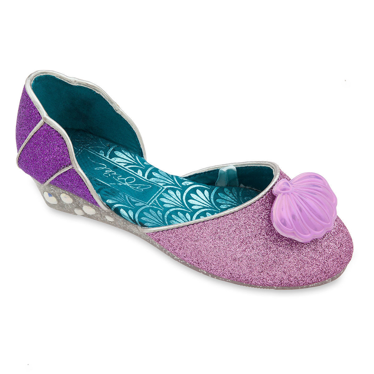 NWT Disney Store Ariel Costume Shoes Princess Little Mermaid 9/10,13/1 ...
