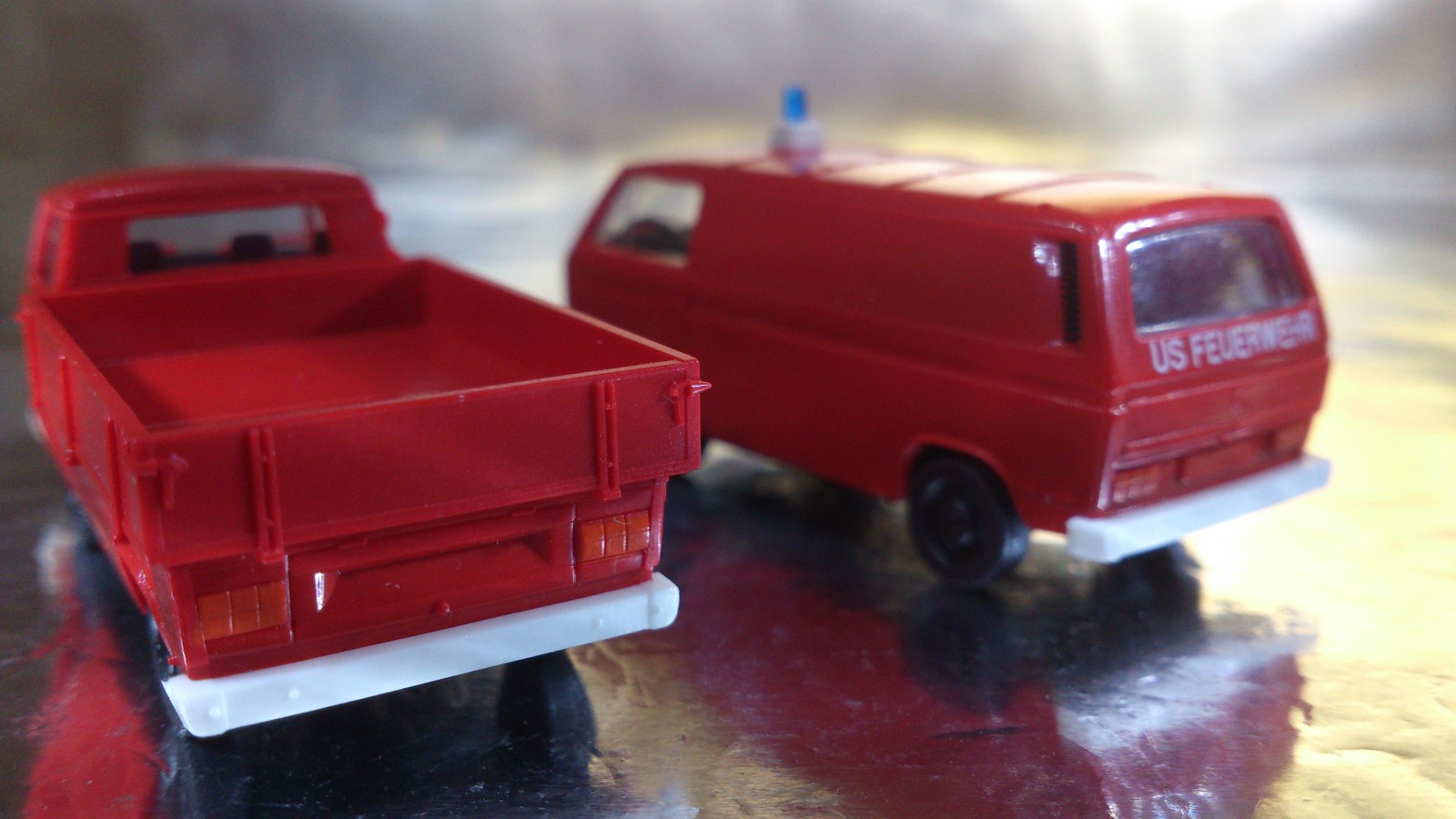 * Roco Minitanks 629 2 vehicle Set US Army Fire Trucks 1:87 HO Scale ...