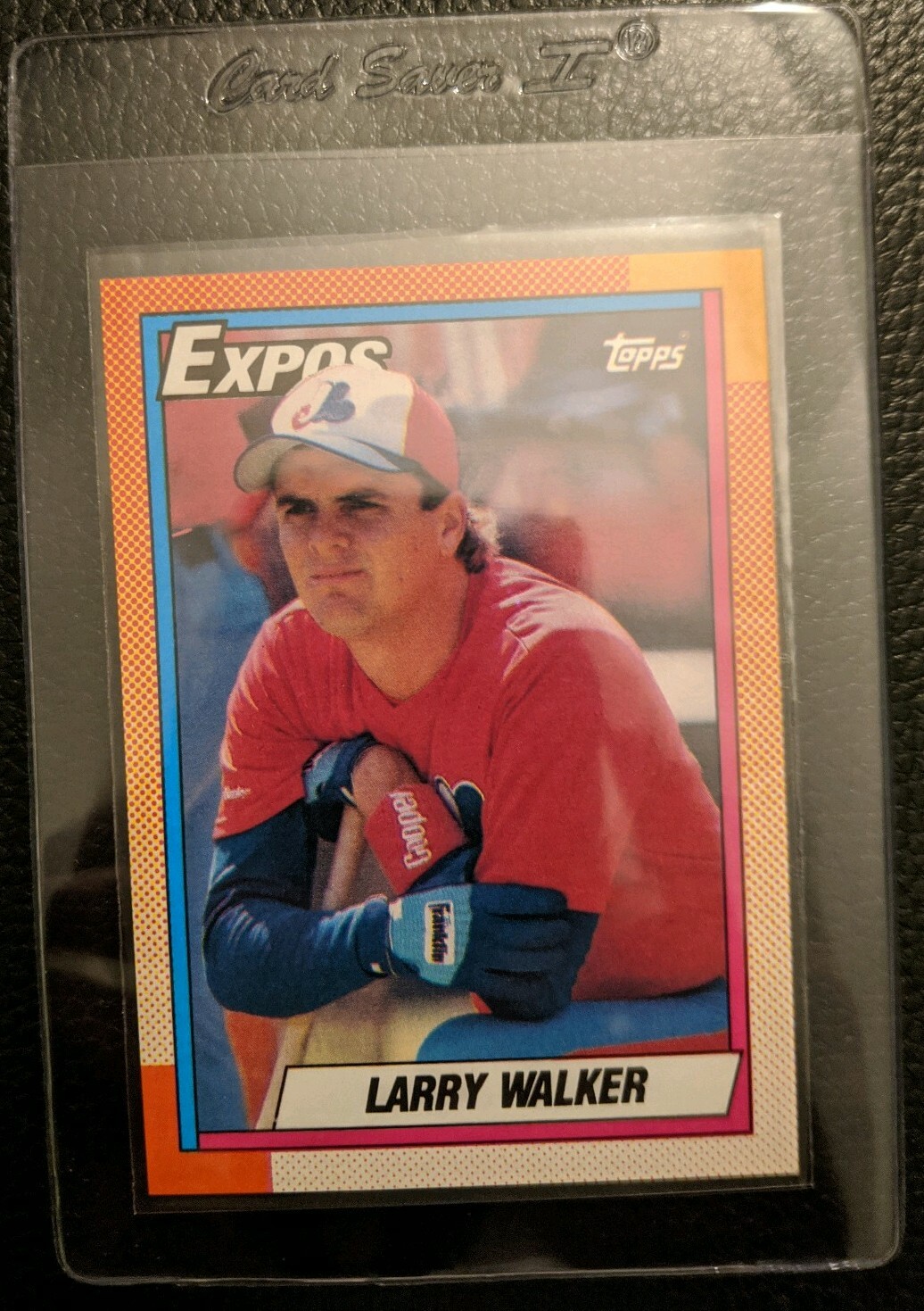 1990 TOPPS #757 LARRY WALKER ROOKIE CARD RC MONTREAL EXPOS MINT HALL OF ...