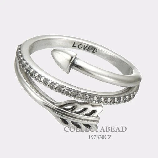 PANDORA Sparkling Arrow Ring 925 Sterling Silver, 50% OFF