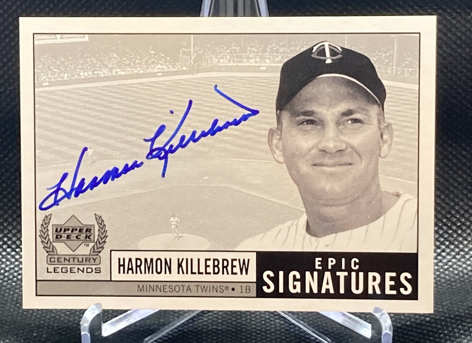 HARMON KILLEBREW 1999 UPPER DECK CENTURY LEGENDS EPIC SIGNATURES AUTO ...