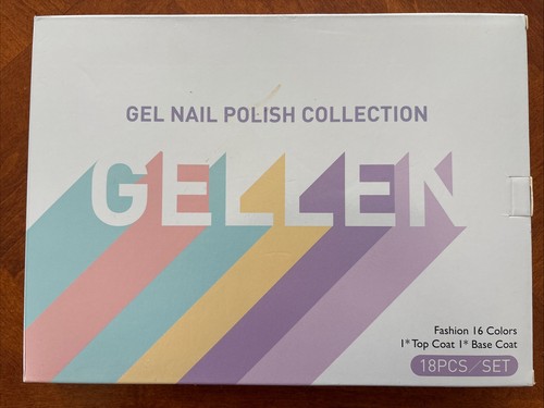 Gellen Gel Nail Polish Set Kit & SUNUV LED Nail Lamp with 3 Timer ...