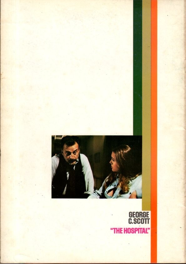 Film Pamphlet Hospital Arthur Hiller George C. Scott Diana Lignancy ...