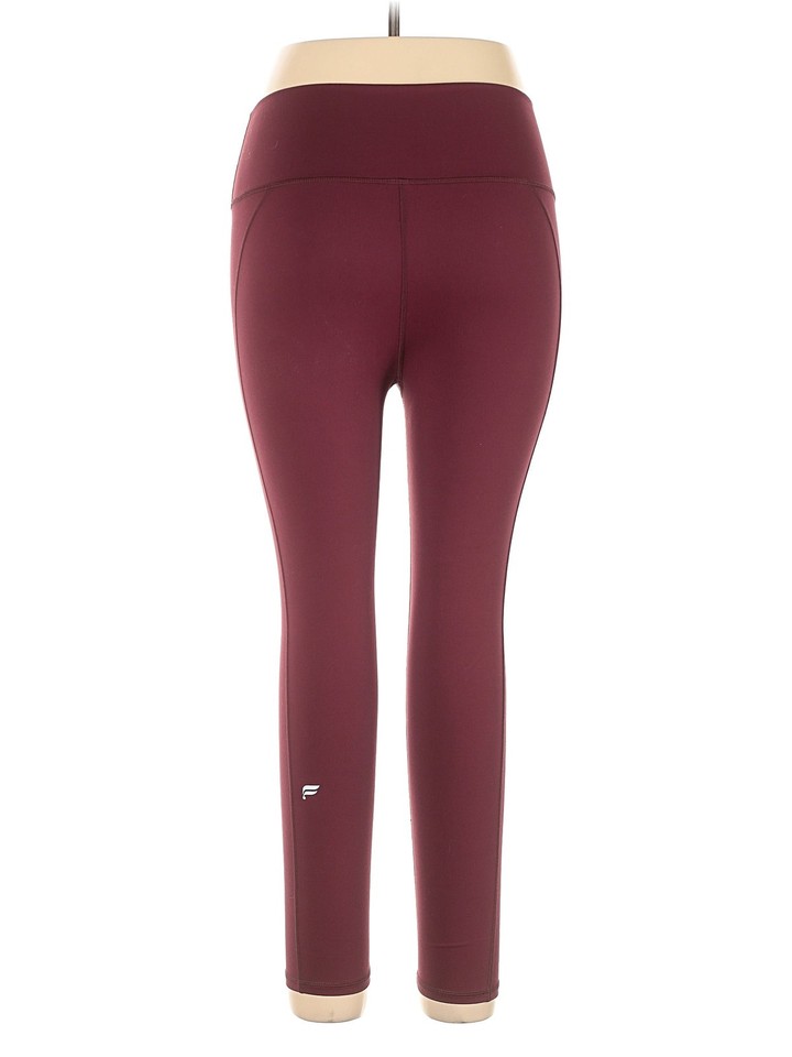 Fabletics Women Red Active Pants XL | eBay