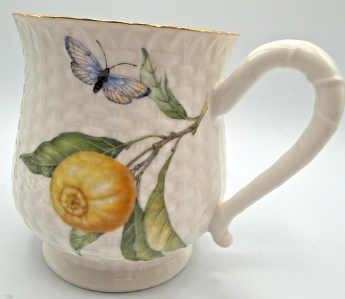 Blue Butterfly Footed Cup Fine Porcelain by Grace Teaware New | eBay
