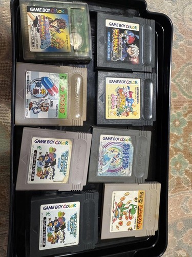 Game Boy Color Cartridges Set of 8 Multi-Genre Compatible | eBay