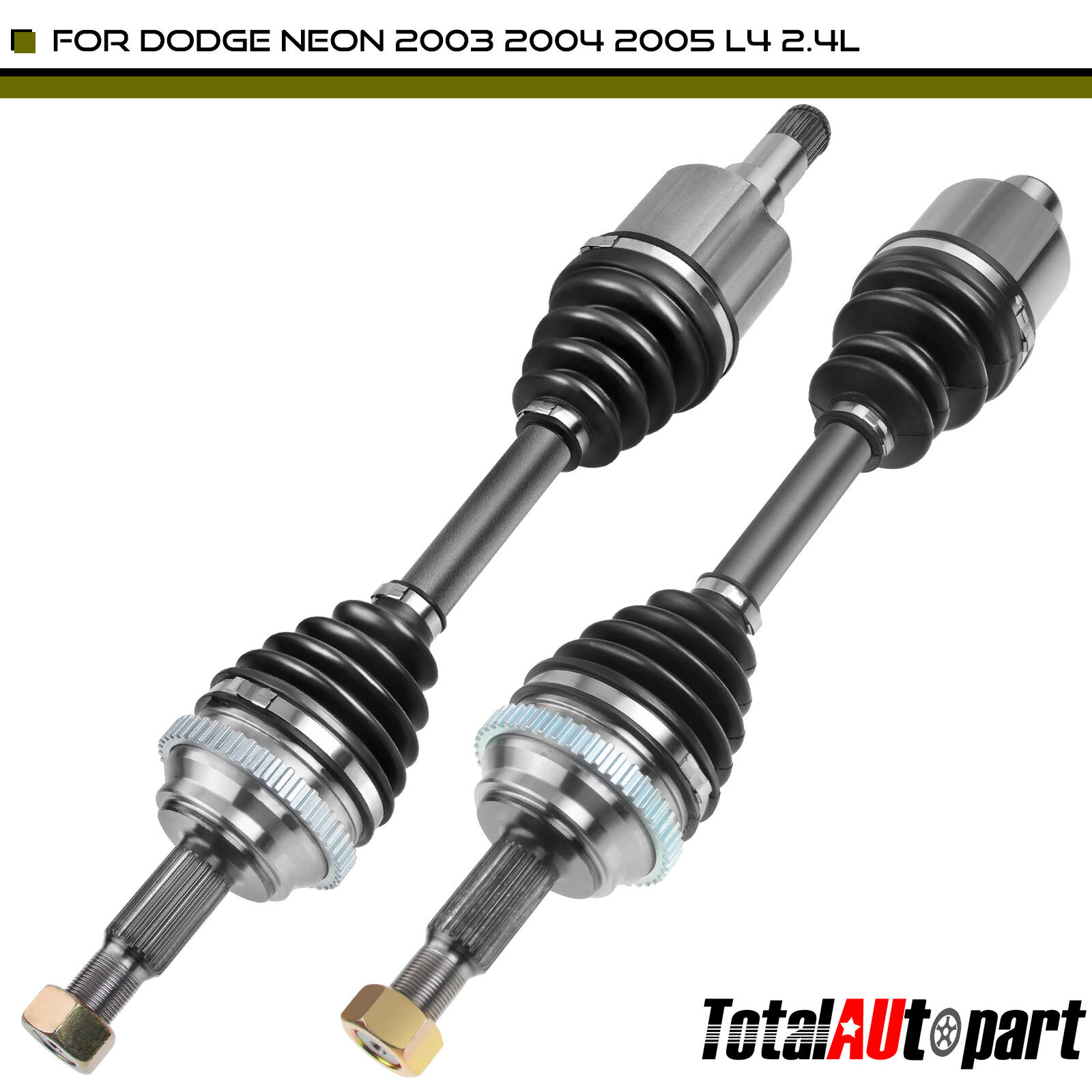 2x CV Axle Assembly for Dodge Neon SRT-4 2003-2005 L4 2.4L Front Left ...