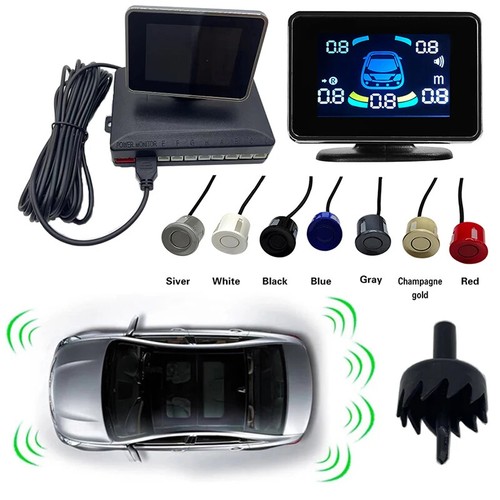 Multiple Parking Sensor Parktronic Rear Auto Detector Backing ...