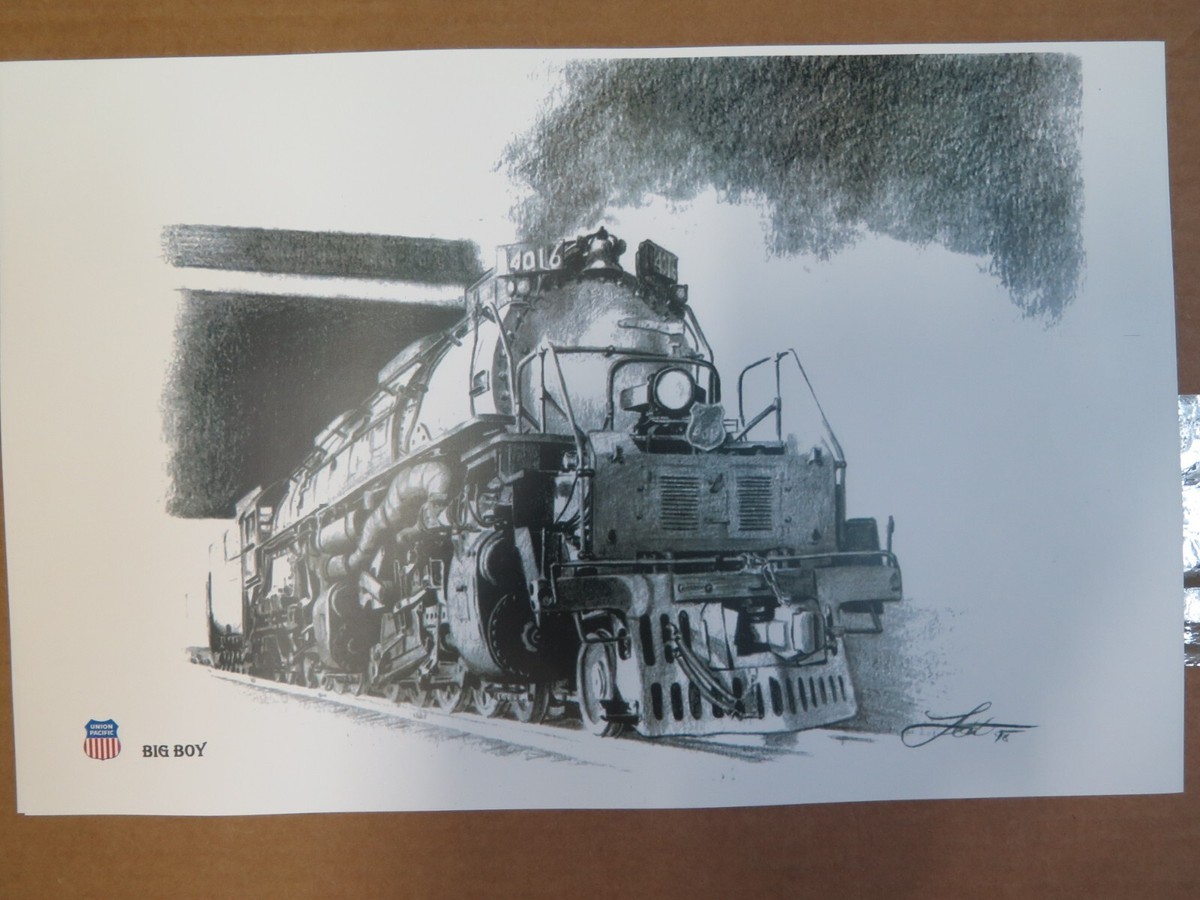 Steam Train Engine Drawing