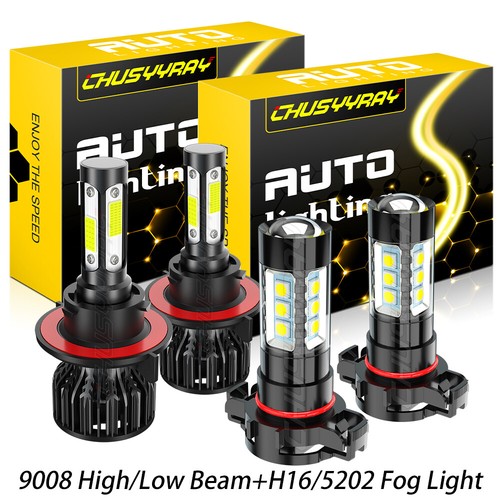 For Chevy Spark LT Hatchback 2017-2020 LED Headlight Hi-Lo Beam Fog ...