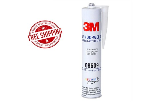 3M Window-Weld Super Fast Urethane, Black, 10.5 Fl. Oz. FREE SHIPPING ...