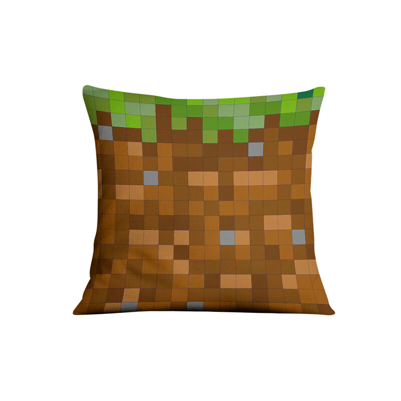 Minecraft Pillowcase Sofa Cushion Cover Home Decoration Steve Creeper ...