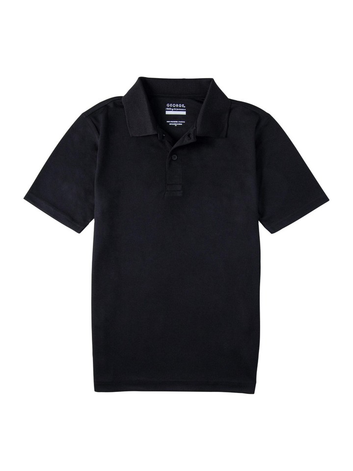 George Boys School Uniform Short Sleeve Polo Shirt 6-7, 8, 10-12, 14-16 ...