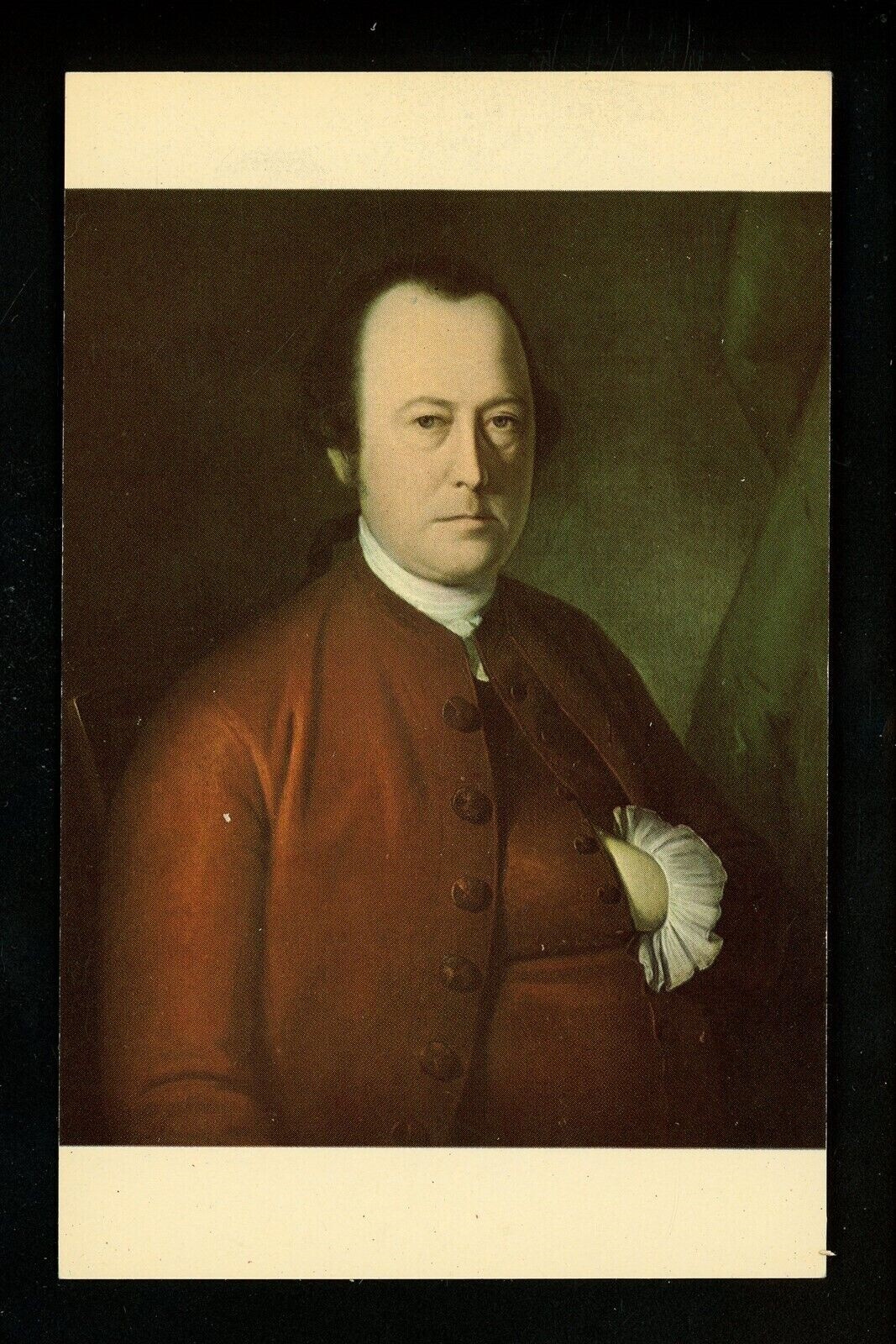 New Jersey NJ postcard Newark Museum Portrait Mr. Elihu Hall chrome ...