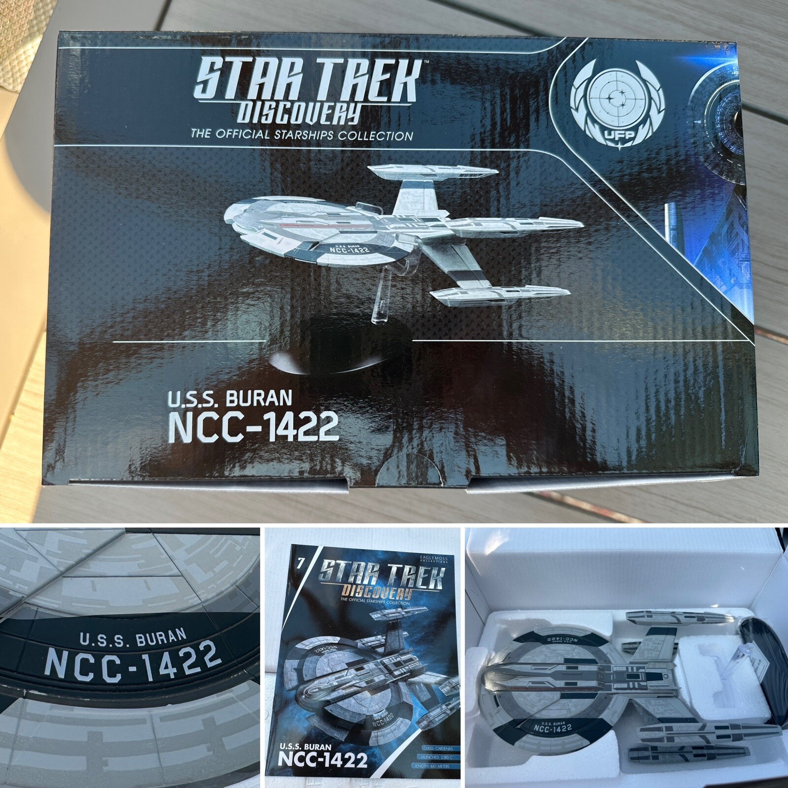 Eaglemoss HeroCollector Star Trek Discovery U.S.S USS Buran NCC-1422 ...