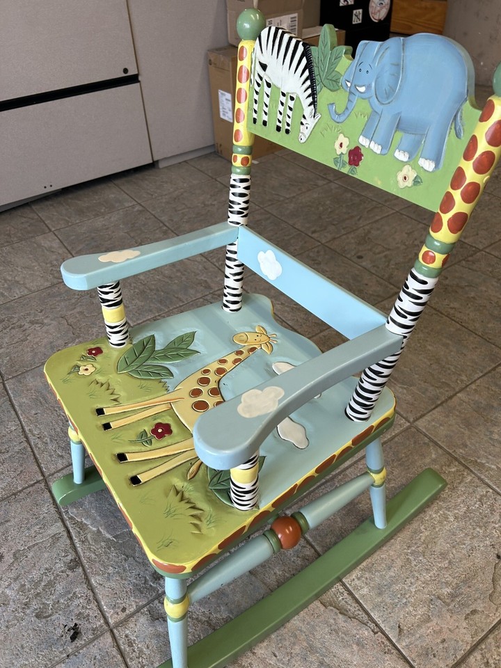 Guidecraft Child’s Safari Themed Rocking Chair | eBay