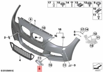 Genuine BMW F20 F21 114d 116d ed 116i 118d 118dX 118i Right Insert ...