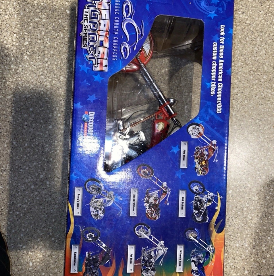 American Chopper Fire BIKE Motorcycle AMERICAN CHOPPERS THE SERIES 1:10 ...