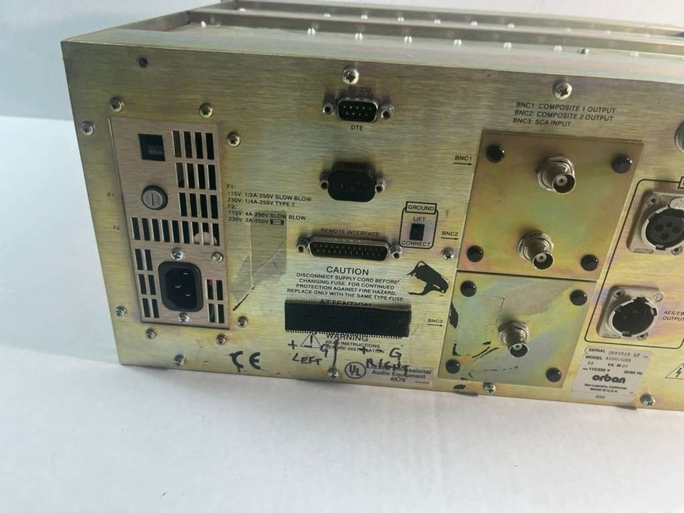Orban Optimod 8200 FM Broadcast Audio Processor Rack Unit – Tested ...