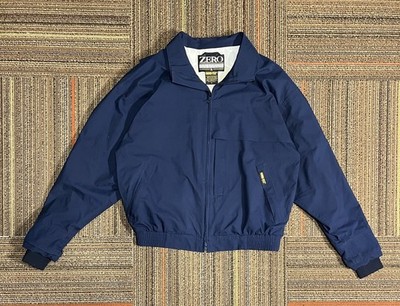 Zero Restriction Gore Tex Men M Jacket Golf Outerwear Full Zip Blue ...