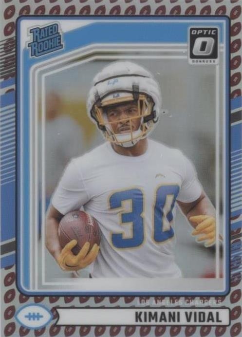 2024 Panini Donruss - Rated Rookie Kimani Vidal #355 Optic Preview ...