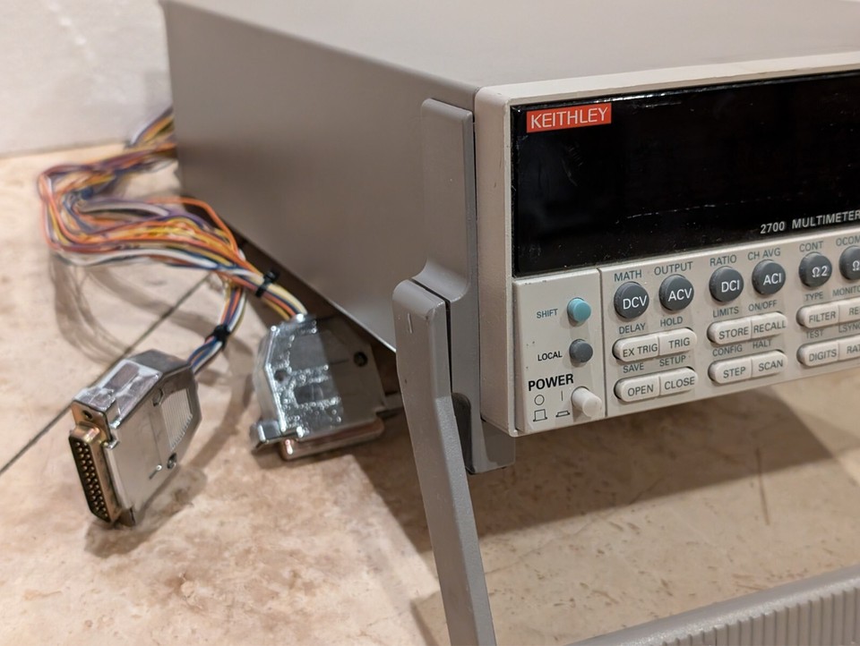 Keithley 2700 Series Multimeter & Mulitiplexer DMM with 7700 20CH ...