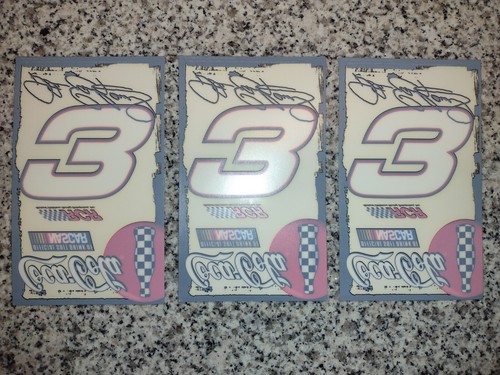 Dale Earnhardt Sr. #3 RCR NASCAR 3x5" Coca-Cola Car Mount Window ...