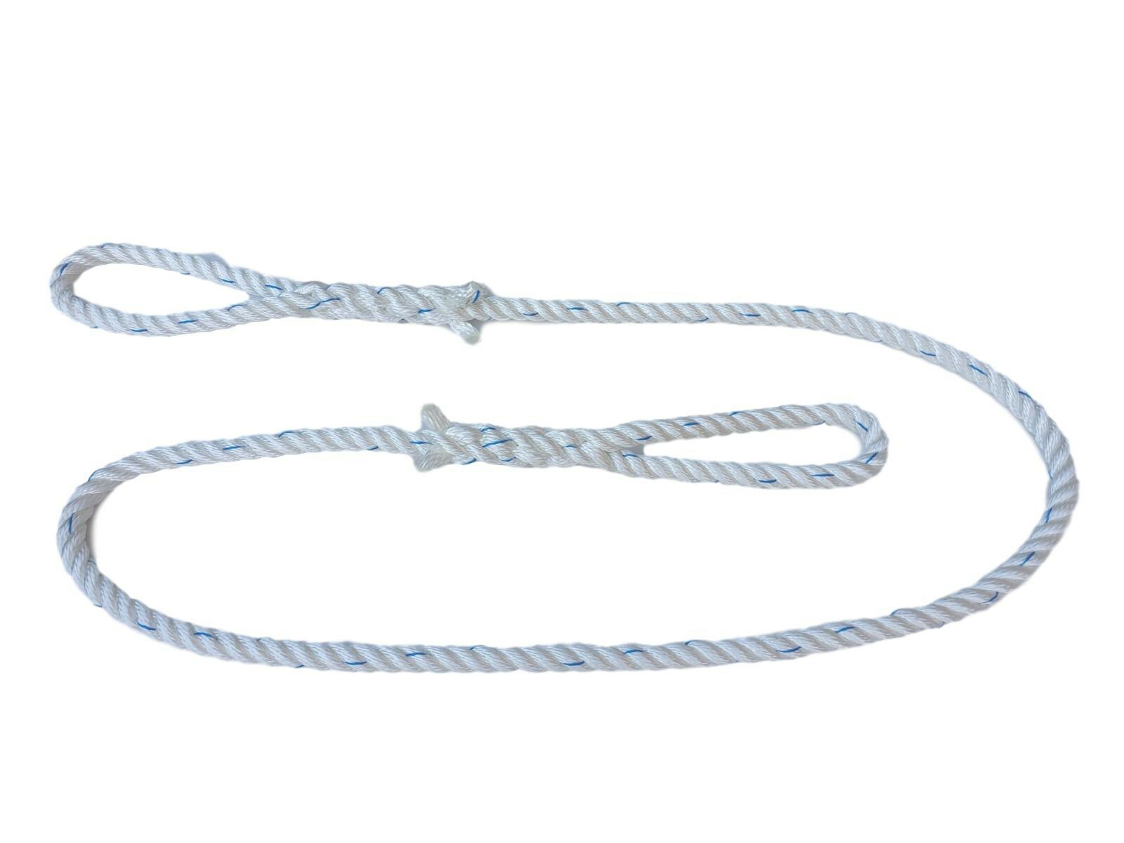 3 Strand Polyester Rope Sling / strop With Loop Each End Choose Size ...