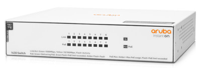 Aruba Instant On 1430 8G Class4 PoE 64W Network Switch Gigabit Ethernet ...