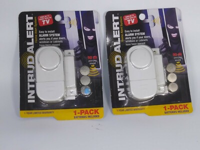 Intrud Alert System Window Door Intruder Alarm Set of 2 NEW In Packages ...