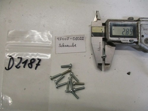 D2187 Schraube Yamaha DT 50_125 PW 80 ET 97007-06022 Schalter Elektrik ...