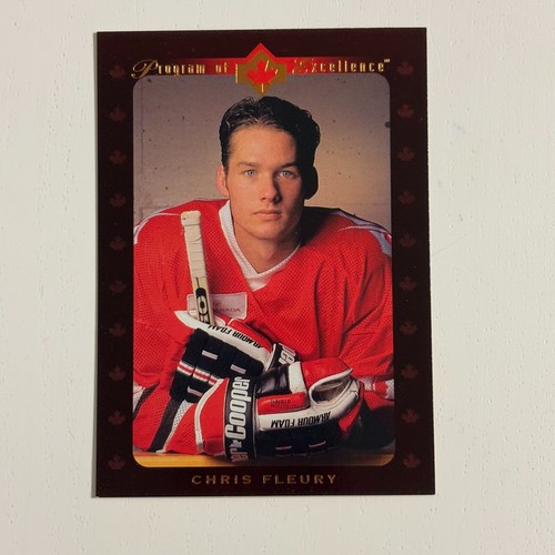 1995-96 Upper Deck - Program of Excellence #518 Chris Fleury (RC) | eBay