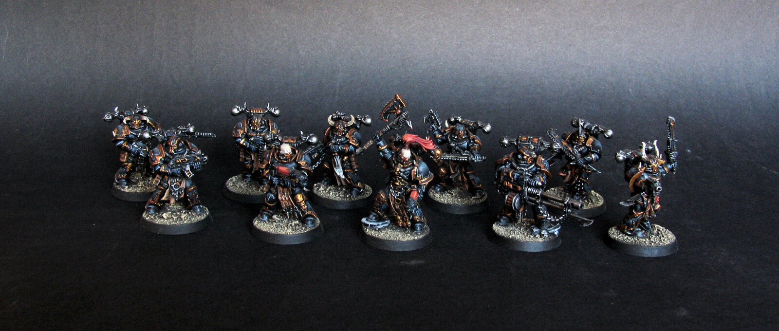 Pro painted Warhammer 40k CSM Black Legion Chaos Space Marines ...