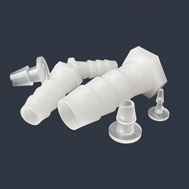 Plastic Tube Stopper Threaded Plugs Bung End Caps Barbed Hose Fitting ...