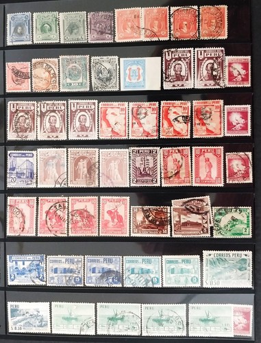 PERU Nice Collection of 130+ Vintage Stamps **Great Value** Check the ...